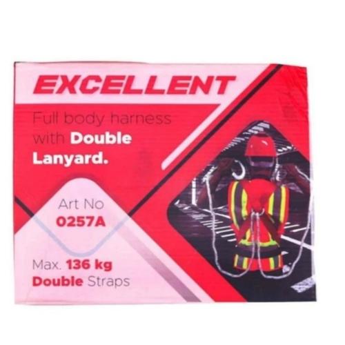 Jual BODY HARNESS DOUBLE LANYARD HOOK BESAR MERK EXCELLENT 0257A ...