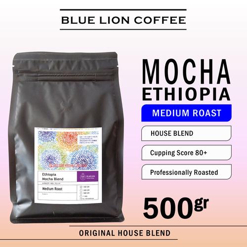 Jual Blue Lion Coffee Ethiopia Mocha Blend 500 gram Kopi - BIJI ...