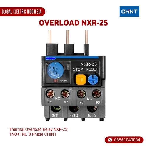 Jual Thermal Overload Relay TOR NXR-25 9-13A CHINT ORIGINAL - Jakarta Barat - Global Elektrik ...