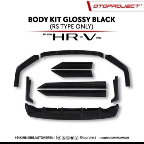 Jual Bodykit / Body Kit HRV 2022 Glossy Black For RS Tipe Only ...