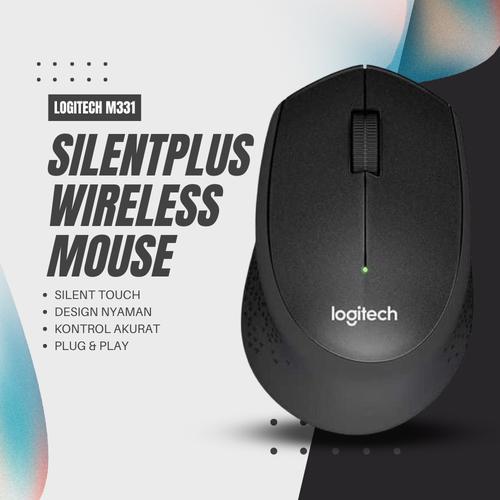 Jual Logitech Silent Plus Wireless Mouse - M331 - Black - Jakarta Barat ...