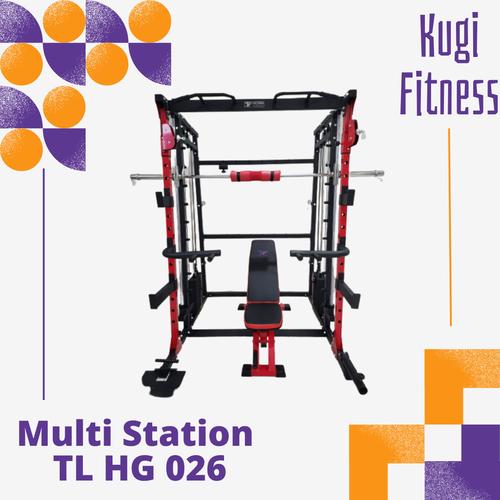 Jual Total Fitness - Alat Angkat Beban Power Rack TL 026 + Beban 75 Kg ...