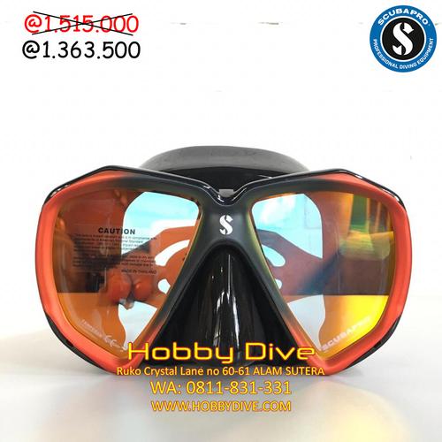 Jual SCUBAPRO Dive Mask Spectra Mirror Black - Bronze Scuba Diving ...