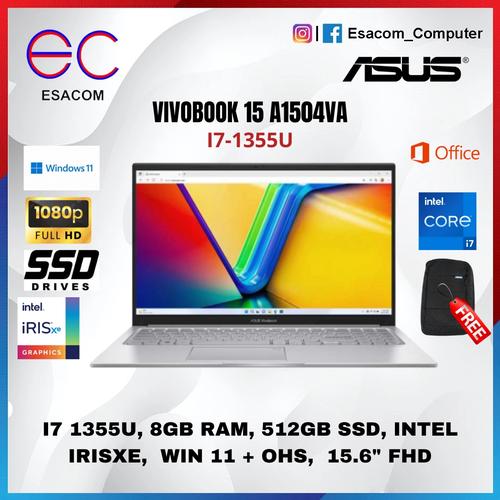 Jual ASUS VIVOBOOK 15 A1504VA CORE I7-1355U 8GB 512GB SSD IRIXSE 15 ...