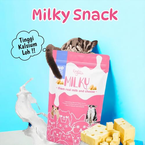 Jual MILKY SNACK 50gr MAKANAN SUGAR GLIDER MILKY SUGAR GLIDER MILKY ...