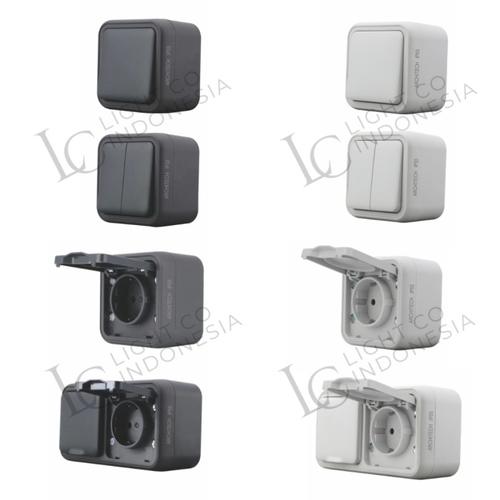 Jual Saklar stop kontak waterproof architech anti air Architech Pacific ...