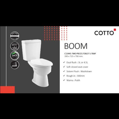 Jual CLOSET DUDUK COTTO / CLOSET COTTO - C13445 BOOM - Kota Bandung ...