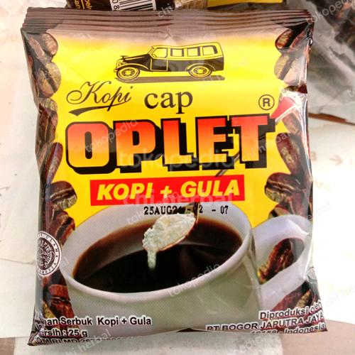 Jual KOPI PLUS GULA CAP OPLET @25 Gr/Sachet (10 sachet /pak) - Kota ...
