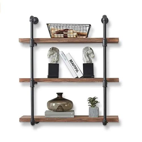 Jual Industrial Pipe Shelving Rak buku industrial rak dinding - 60 cm ...