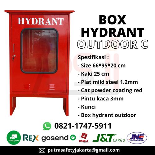 Jual BOX HYDRANT TYPE C OUTDOOR PINTU KACA SIZE 95X66X20CM KOTAK HIDRAN ...