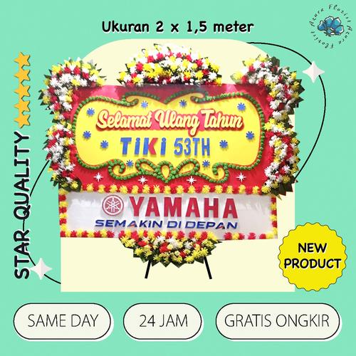 Jual Karangan Bunga Papan Besar Premium Dukacita Wedding Congratulation ...