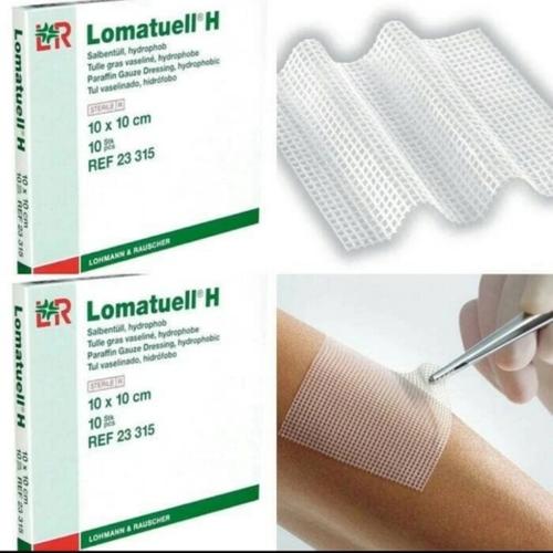 Jual lomatuell h 10 x 10 cm box isi 10 pcs, kasa jaring luka steril ...