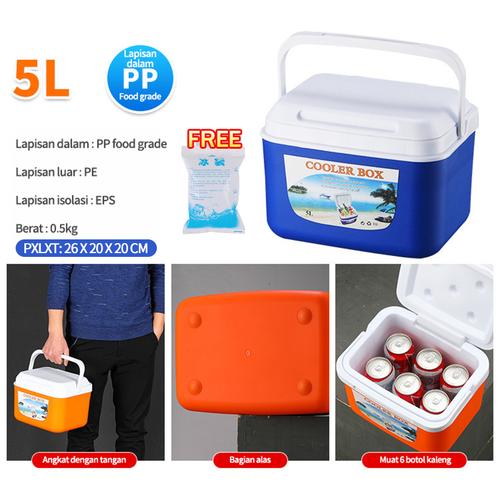 Promo Cooler Box Roda 28 Liter 26 Liter 13 Liter 8 Liter 5 Liter Cooler ...