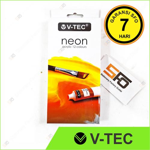 Jual Cat Acrylic Neon V-Tec 6ml isi 12 - NA-612 - Kota Semarang ...