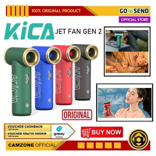 Promo KiCa Jet Fan Gen 2 Multifunction Fan Mini Portable JetFan II ...