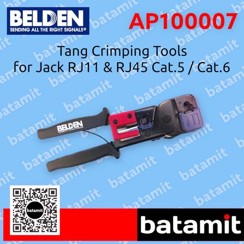 Jual Tang Crimping Tools BELDEN Jack RJ11 & RJ45 Cat5 Cat6 - AP100007 ...