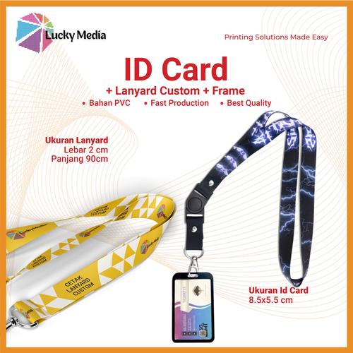 Jual Cetak ID Card dan Tali Lanyard Custom / Paket ID Card dan Tali ...