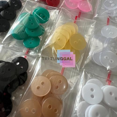 Jual Kancing Baju 1 Pack Isi 10pcs Ukuran Kecil Warna Warni Plastik ...