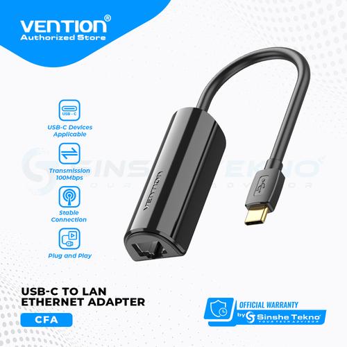 Promo DT - Vention USB Type C to LAN RJ45 Gigabit Ethernet Network ...