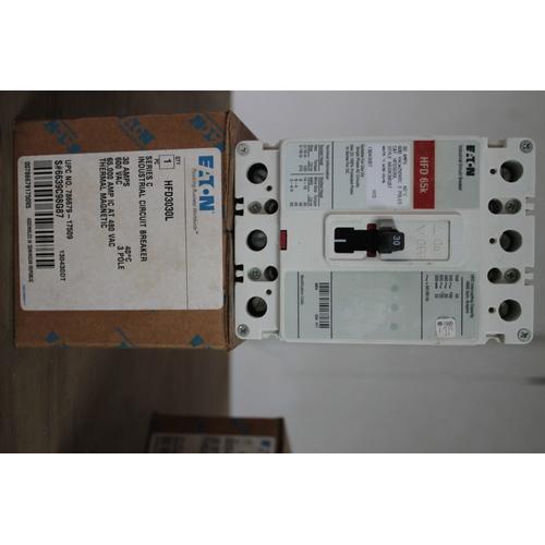 Jual MCCB 3P 30A 65KA 600VAC/250VDC-HFD3030L-HFD3030L-EATON - Kab ...