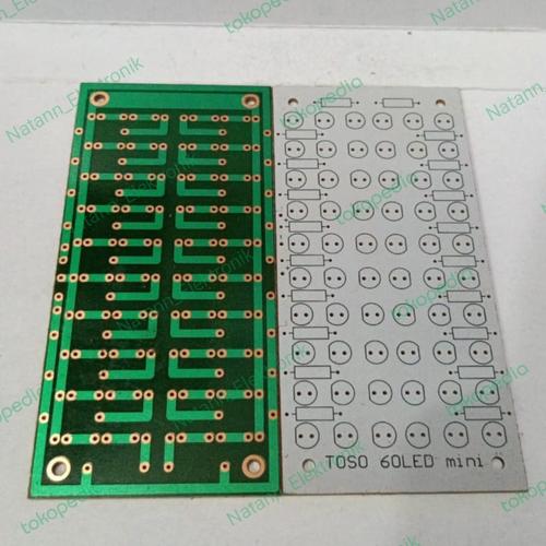 Jual 3219 papan jalur sirkuit pcb rangkaian led buat box toso 60led 60 ...