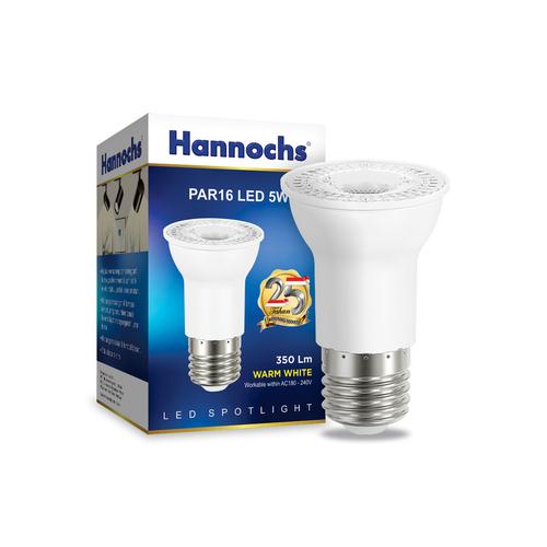 Jual Lampu Par 16 Led/Spotlight/Hannochs LED PAR16 5W Warm White - Kota ...