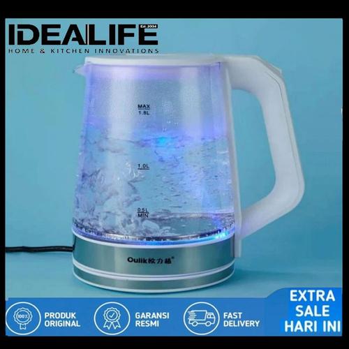 Jual NEW TEKO LISTRIK/KETTLE LISTRIK IDEALIFE IL 113S Jumbo - 1,8 Liter ...