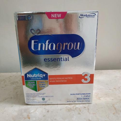 Jual enfagrow essential 3 susu formula untuk anak 1 sampai 3 tahun ...