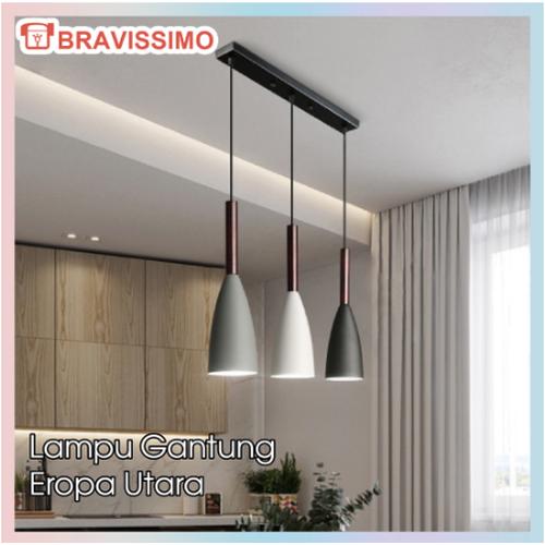 Jual Lampu Gantung Ruang Makan Minimalis Minibar 3 in 1 Lampu Hias Dapur - Kota Surabaya ...