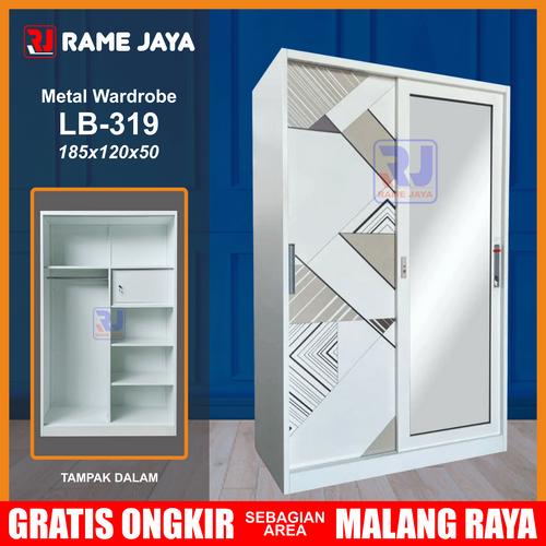 Jual Lemari pakaian | Lemari baju besi | Metal wardrobe LB-319/ Jumbo ...