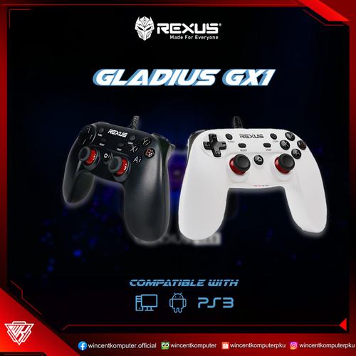Jual Gamepad Rexus GX1 Joystick for pc, PlayStation 3, Android - Putih ...