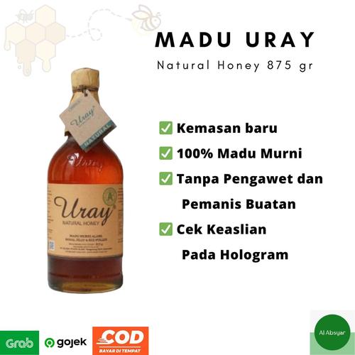 Jual Madu Uray Botol Besar 875 gram Uray Natural Honey Madu Asli Murni ...