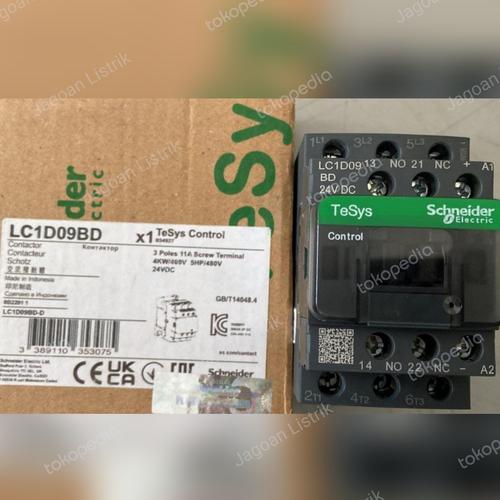 Jual Kontaktor LC1D09 24V DC Contactor LC1 D09 24 Volt Coil DC ...