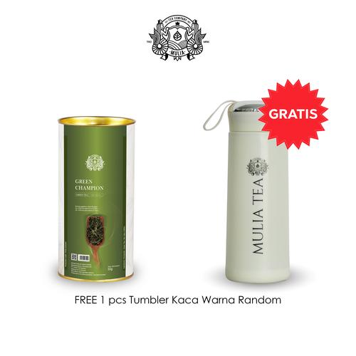 Promo Green Champion - Mulia Tea - Specialty Tea (isi 1 kaleng 50gr ...