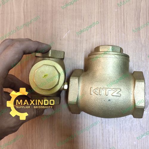 Jual Check Valve KITZ 1 1/2" Inch Kuningan / Klep Tabok Kitz Original ...