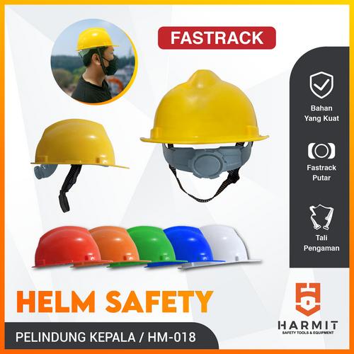 Jual HARMIT Helm Proyek Safety Fast Track - Helmet Pelindung Kepala ...