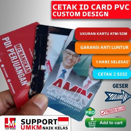 Promo Cetak Kartu ID Card bahan PVC - 1 Sisi - Kab. Tangerang - Jaya ...