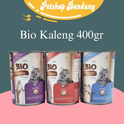 Jual Bio Cat Kaleng Wet Food Makanan Basah Kucing 400gr - SALMON - Kota ...