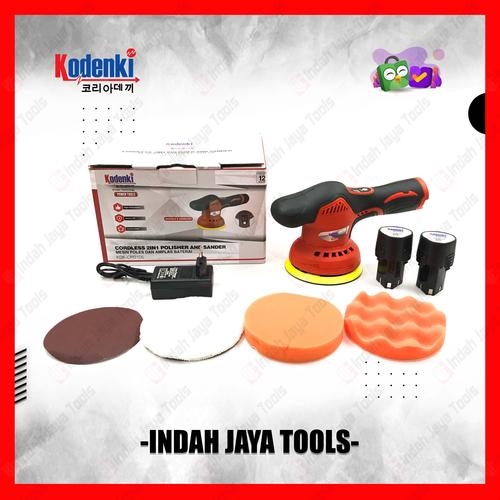Jual KODENKI CPD105 Cordless Polisher 5" Mesin Poles Amplas Baterai ...