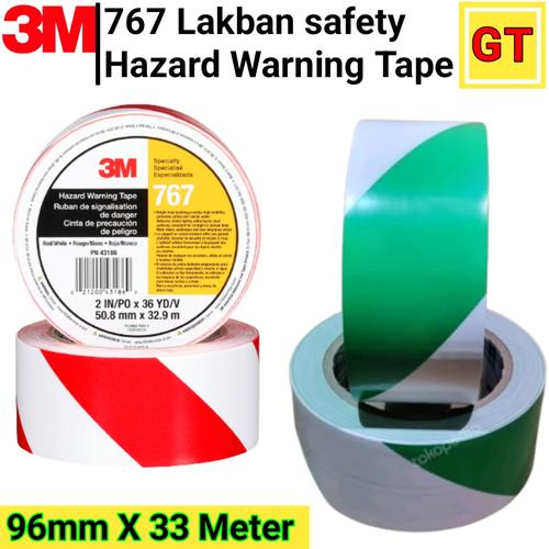 Jual Lakban Lantai 3M 767 Floor Marking Tape Pembatas Line Kuat 96mm X ...