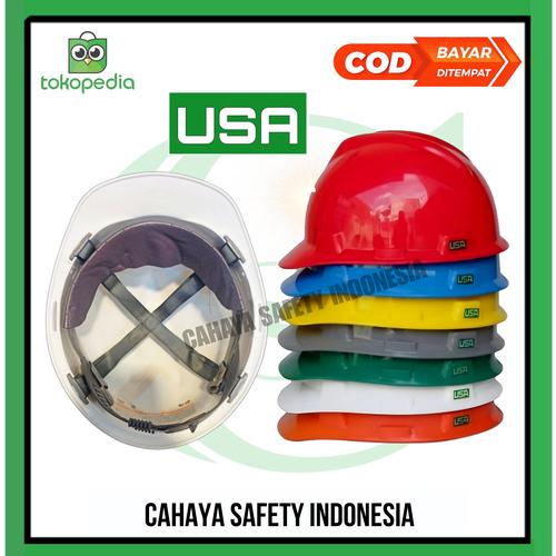 Jual Helm Safety Proyek USA V-Gard Inner Staz On Standar SNI - Jakarta ...