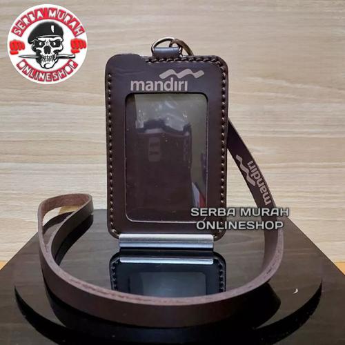 Jual ID Card Holder Tali Lanyard Name Tag Logo BANK MANDIRI - Jakarta ...