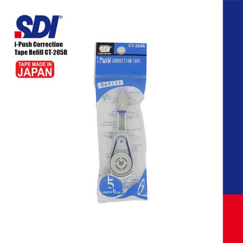Jual Refill Correction Tape / Tip-X Kertas (5mmX6m) i-Push SDI CT-205 ...