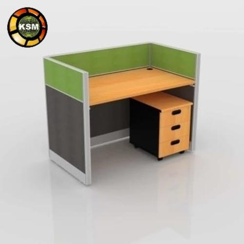 Jual KSM Meja Kerja Staff Admin Cubicle Partisi Sekat 1 Orang dengan Laci - Kota Surabaya ...