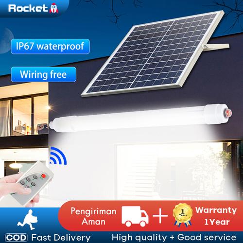 Jual Lampu neon tenaga surya 3 Control Outdoor IP67 Tahan air With ...