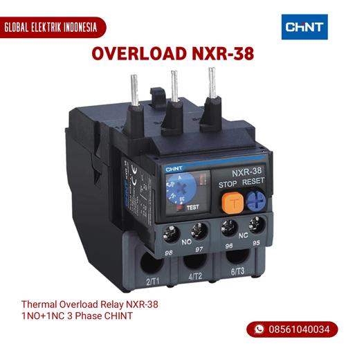 Jual Thermal Overload Relay TOR NXR-38 30-38 CHINT ORIGINAL - Jakarta Barat - Global Elektrik ...
