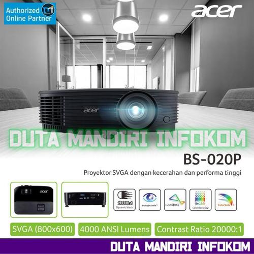 Promo Acer Essentials BS 020P - SVGA 4000 Ansi Lumen HDMI VGA DLP ...