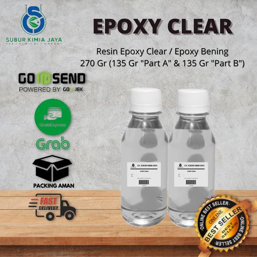 Jual Epoxy Resin Clear Bening Transparant 90 gr + Hardener 45 gr - Kota ...