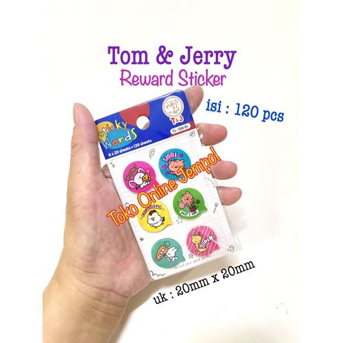 Jual Reward Sticker anak 120pc Tom n Jerry stiker label SW61 jeri ...