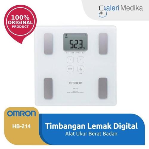 Jual Omron Hbf-214 Timbangan Digital Body Fat / Bmi - Timbangan Badan ...